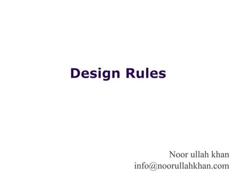 Hci 3e Ch 7 Design Rules Ppt