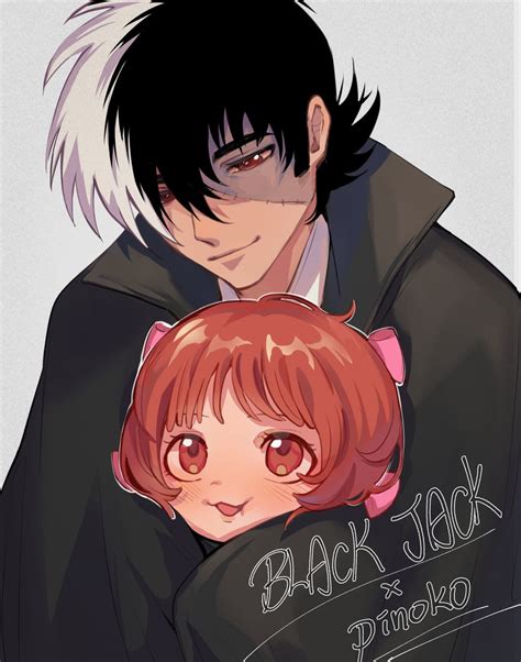 Black Jack And Pinoko Black Jack Drawn By B S Fwpt Danbooru