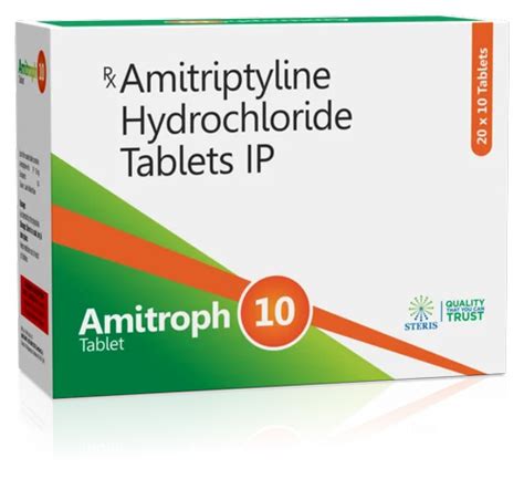 Amitriptyline 25 Mg Tablets At Rs 7 59 Strip Amitriptyline Tablet In