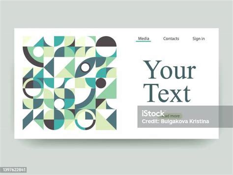 추상적인 다채로운 스칸디나비아 바우 하우스 배너 기하학적 벡터 패턴 플랫 스타일의 빈티지 스타일 80 년대 1980 1989 년에 대한 스톡 벡터 아트 및 기타 이미지