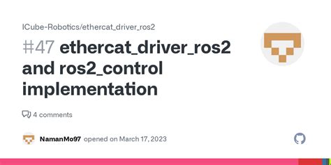 Ethercat Driver Ros2 And Ros2 Control Implementation · Issue 47 · Icube Robotics Ethercat