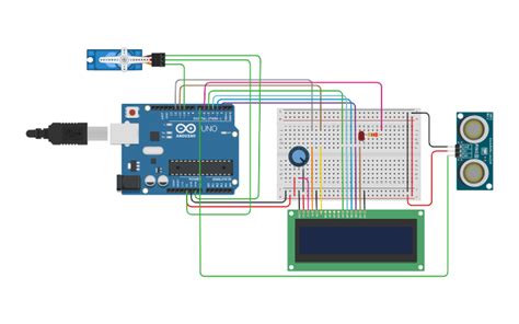 circuit design automatic doors tinkercad