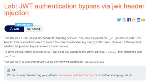 Jwt Labs Portswigger Brsalcedom
