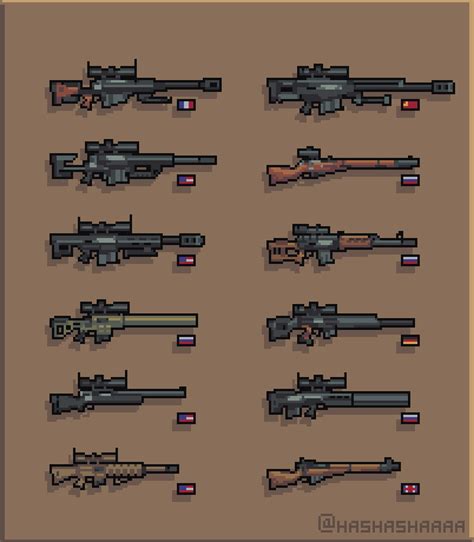 Assorted Sniper Rifles Rpixelguns