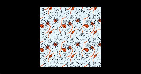 Retro Neuron Pattern Makanahele Sticker Teepublic Retro Neuron Pattern Makanahele Sticker Teepublic