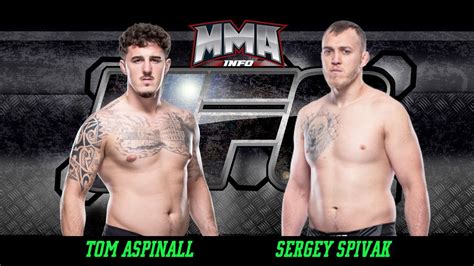 Prediccion Tom Aspinall Vs Sergey Spivak Analisis Ufc Vegas 36 Youtube