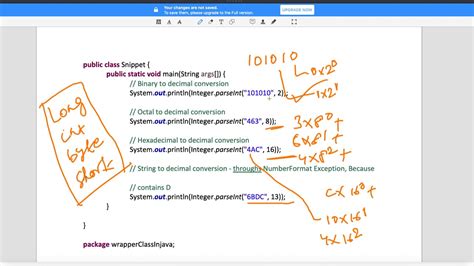 Double And Boolean Wrapper Class Video 6 Youtube