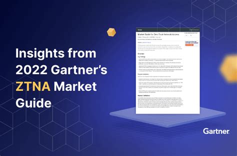 2022 Gartner Market Guide For Zero Trust Network Access