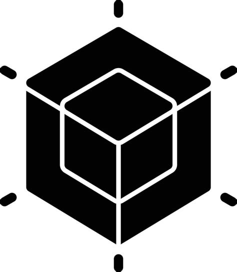 3d Modeling Glyph Icon 14746891 Vector Art At Vecteezy