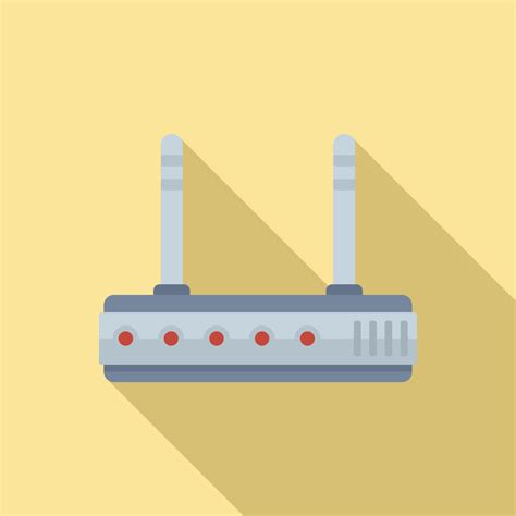 Home Wifi Router Icon Flat Style 14627404 Vector Art At Vecteezy