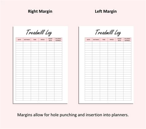 Printable Treadmill Log Printable Word Searches