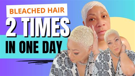 I Bleached My Hair 2 Times In One Day...this is what happened... - YouTube