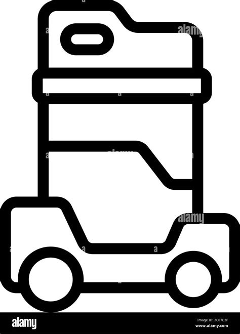 Wet Vacuum Cleaner Electronic Tool Icon Vector Outline Illustration
