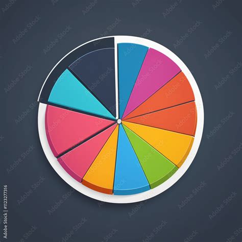 Pie Charts Minimalist Financial Pie Chart 3D Pie Chart Illustration Pie