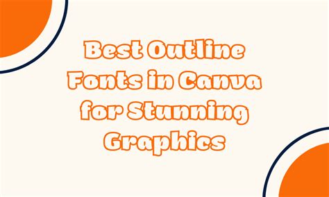20 Best Outline Fonts In Canva For Stunning Graphics Pttrns