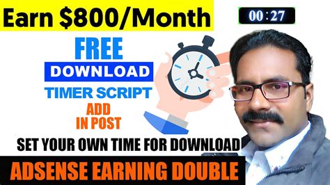 How To Add A Download Timer In Blogger Post 2023
