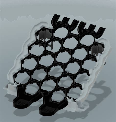 Side Hextraction Gutters Basic Board 3d Model By Andrewtho5942 On