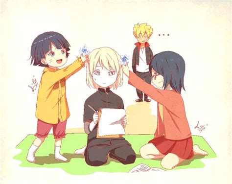 Gambar Boruto Sarada Himawari Gambar Naruto