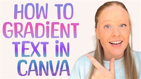 how to gradient text color in canva gradient text canva gradient