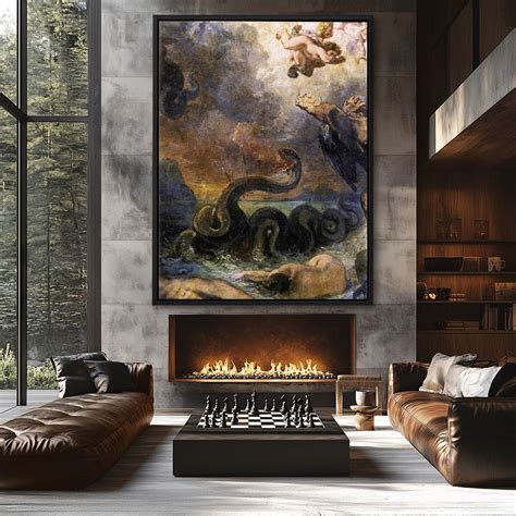 Apollo Slays Python Great Canvas Arts