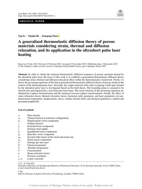 A Generalized Thermoelastic Diffusion Theory Of Porous Materials Considering Strain Thermal And