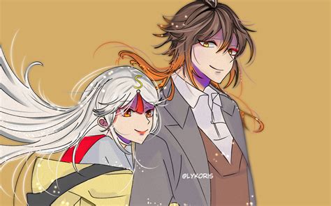 Ningguang X Zhongli Kun Illustrations Art Street