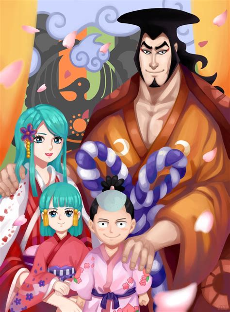 Momonosuke Kouzuki Oden Kouzuki Hiyori And Kouzuki Toki One Piece