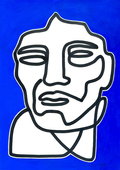 Portrait Au Trait 1 Semilu Galerie Rollin