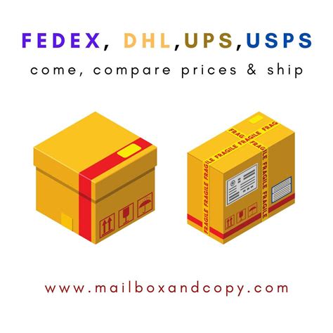 Fedex Dhl Ups Usps Shipping Store Mailboxandcopy Medium