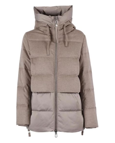 Duno Hooded Keiko Jacket In Grey Lyst Uk