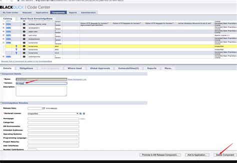codecenter api duplicated components creation and updating kb failed