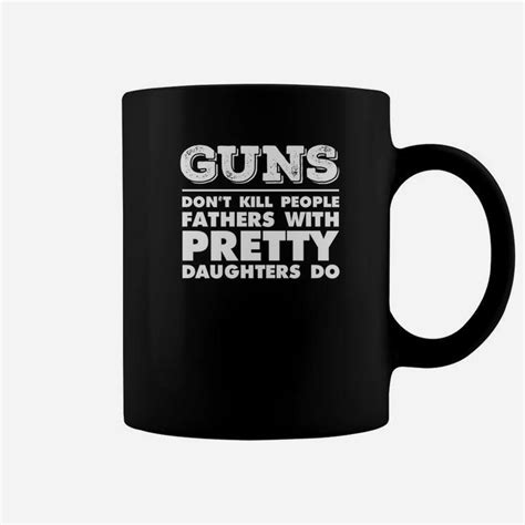 Mens Dads With Pretty Daughters Funny Fathers Day  Premium Coffee