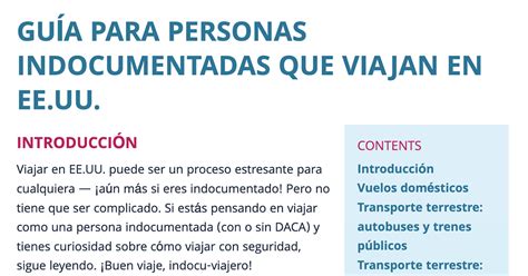 Puedo Viajar Dentro De Estados Unidos Siendo Ilegal Restricciones Y