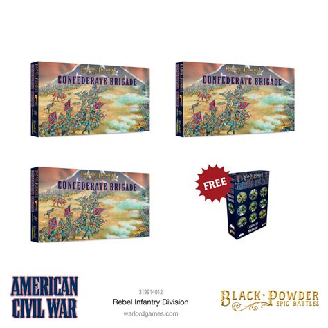 Black Powder Epic Battles American Civil War Rebel Infantry Division
