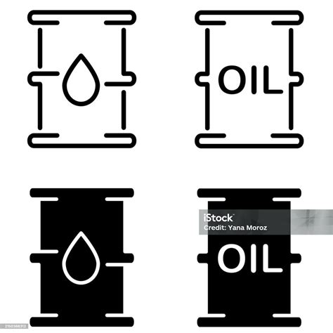 기름통 용기 또는 배럴 아이콘입니다 석유 및 가스 산업 기호 강철 가솔린 갤런 기호입니다 연료 용기 픽토그램 배럴에 대한 스톡 벡터 아트 및 기타 이미지 Istock