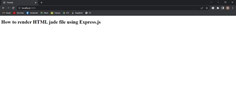 How To Render Html File In Expressjs Codespeedy
