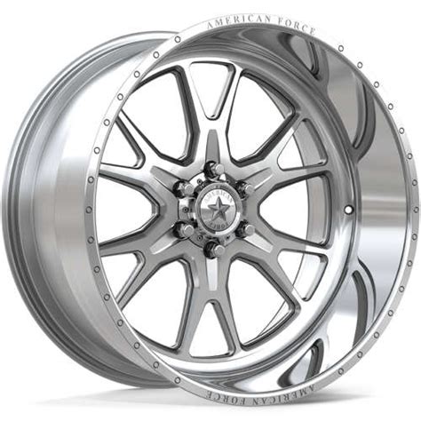 American Force Monarch Ss N52 24x14 73mm Polished Tfs Wheels