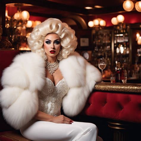 Realistic Full Figure Caucasian Drag Queen Wearing By Highclassfurlover