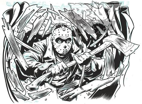 Jason Voorhees Drawing At Explore Collection Of