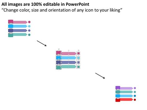 Four Banners With Icons For Process Flow Flat Powerpoint Design PowerPoint Presentation