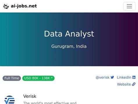 [hiring] data analyst in gurugram india r ai ml jobs