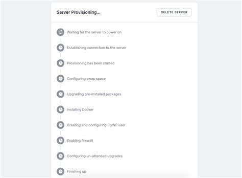creating servers flywp