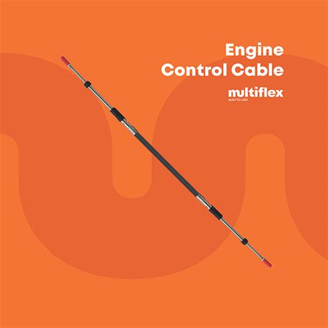 Standard Engine Control Cables Multiflex Marine