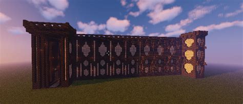 Minecraft Castle Wall Schematic