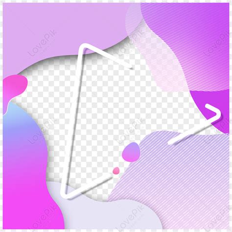 보라색 일러스트 그라데이션 유체 테두리삼각형접착요약 Png 일러스트 무료 다운로드 Lovepik