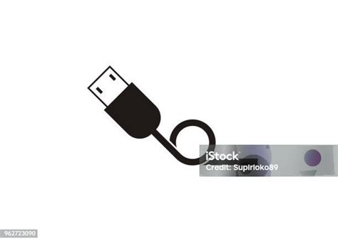 꼬이는 철사로 Usb 아이콘 Usb 케이블에 대한 스톡 벡터 아트 및 기타 이미지 Usb 케이블 아이콘 0명 Istock
