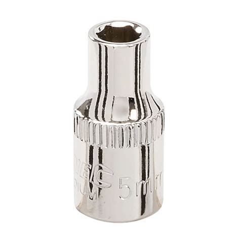 Silverline Socket 14 Drive 6pt Metric 5mm
