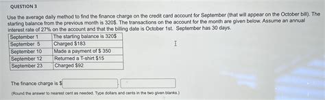solved question 3use the average daily method to find the