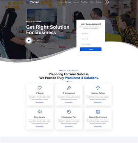 Techno IT Solutions Services HTML Template Techno IT Solutions Services HTML Template