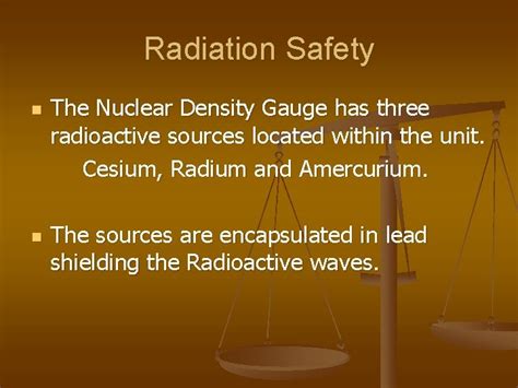 In Place Nuclear Density Testing To Determine The